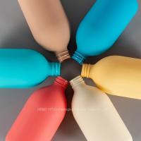 China 500ml PET Plastic Shampoo Container with Press Pump - 8cm × 15.4cm Square Bottle for Hair Care Products for sale