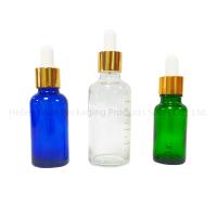 China 20ml 30ml 50ml 100ml Essential Oil Glass Dropper Bottles with Rubber Cap UV Protection for sale