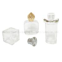 China Bulk Perfume Bottles 50ml Borosilicate Glass Leakproof Design for Custom Packaging for sale