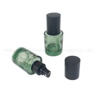 China Bulk Perfume Bottles 50ml Borosilicate Glass Leakproof Plastic Pump 5cm Width for Cosmetic Production for sale