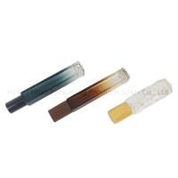 China 10ml 20ml Empty Perfume Bottles Brown Borosilicate Glass Square Spray Bottles for sale