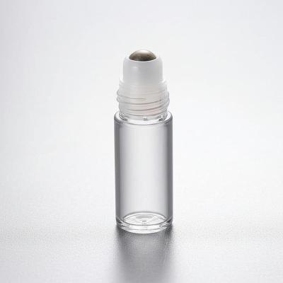 China PP Plastic Roll On Bottle 10ml 30ml for Essential Oils Perfumes Cosmetics Leak Proof for sale