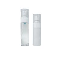 China PET Cylinder Refillable Cosmetic Spray Bottle 43mm Pump Fine Mist for Perfume Toner Travel for sale