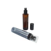 China Travel Size Spray Bottle 30ml Cylinder Shape Clear Refillable Container for Cosmetic Sanitizer and Essential Oil for sale