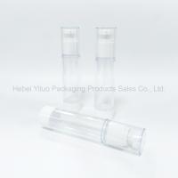 China 200ml Clear Plastic Lotion Bottle with Pump Round Empty Bulk for sale