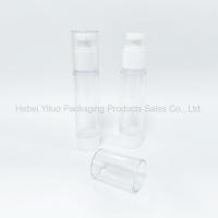 China 100ml Plastic Lotion Bottle Transparent Customized Logo for sale