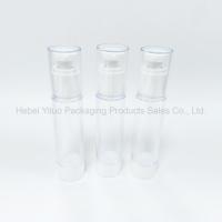 China 100ml Plastic Lotion Bottle Transparent Customized Logo for sale