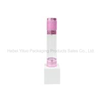 China Empty Airless Pump Bottle 50ml Square Leakproof Cosmetic Packaging for Creams Serums Lotions for sale