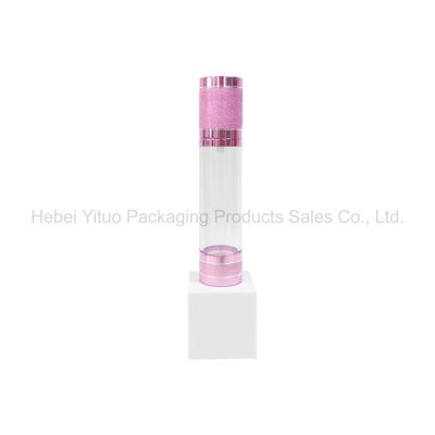 China Empty Airless Pump Bottle 50ml Square Leakproof Cosmetic Packaging for Creams Serums Lotions for sale