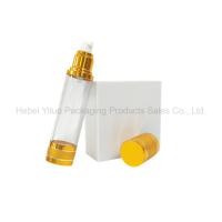China Empty Airless Pump Bottle 90.3mm 115.3mm 149mm Square Cosmetic Skincare Packaging for sale