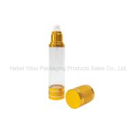 China Cosmetic Packaging Plastic Airless Pump Cosmetic Bottles for sale