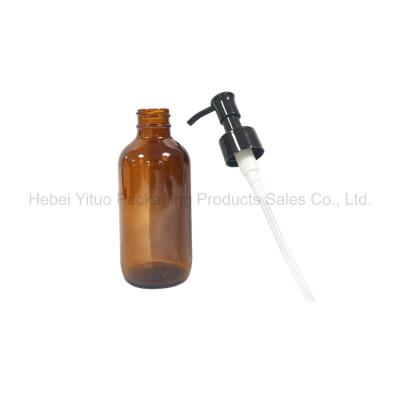 China 250ml Cylindrical Shampoo Bottle with Pump 15.4cm Length Empty Hair Cleanser Container for Salon and Home Use for sale