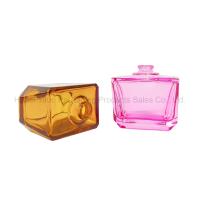 China Glass Bulk Perfume Bottles Pink 50ml for sale