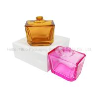 China Glass Bulk Perfume Bottles Pink 50ml for sale