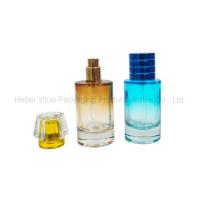China Green Glass Bulk Perfume Bottles for Toner Perfume for sale