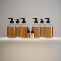 China Borosilicate Glass Bulk Perfume Bottles 70mm with Plastic Pump Leak Proof 3000 Pieces for sale