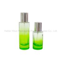 China 18mm Neck 30ml 50ml 100ml Clear Glass Perfume Bottles Leak Proof Refillable Sample Containers with Cap and Pump for sale
