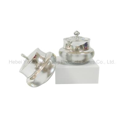 China Acrylic 30g Cosmetic Cream Jar with Screw Top Sealing for Skincare Packaging for sale