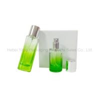 China 18mm Neck 30ml 50ml 100ml Clear Glass Perfume Bottles Leak Proof Refillable Sample Containers with Cap and Pump for sale
