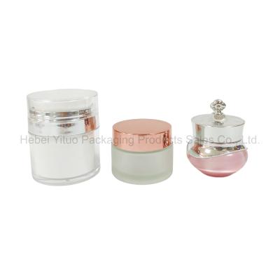 China 50g BPA Free Ecofriendly Cosmetic Cream Jar Customizable Colors Screw Cap for sale