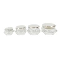 China Custom Acrylic Cosmetic Cream Jar 5g Travel Size BPA Free Screw Cap for sale