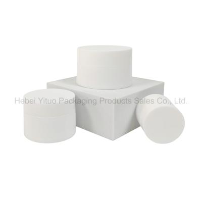 China Customized Diameter Acrylic Cosmetic Cream Jar 50g with Label Printing for Skincare Packaging for sale