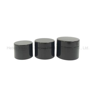 China Recyclable Acrylic PP Cosmetic Cream Jar 50ml Screw Cap Non Spill Skincare Packaging for sale