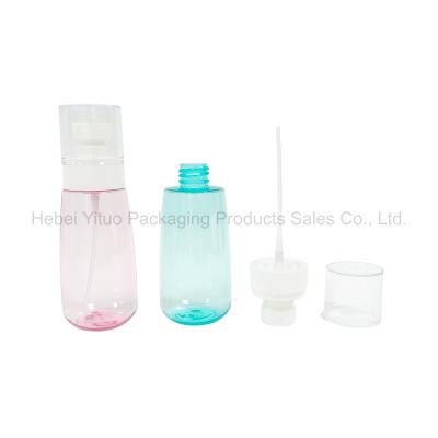 China Refillable PET/PP Cosmetic Spray Bottle 0.1ml Pump for Skincare Perfume Travel for sale