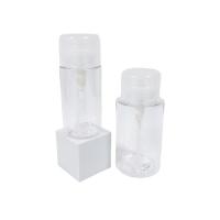 China Wholesale Transparent Cap Frosted Plastic Airless Spray Bottle Mini Portable Skincare Liquid Dispenser for sale