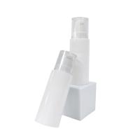 China White Cap Color Airless Bottle Pump Custom Order Designed For Effective Dispensing Of Skincare Creams Lotions And Serums for sale