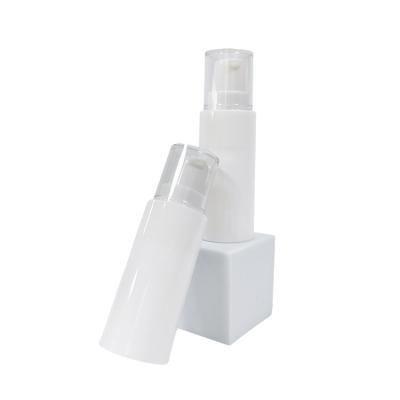 China White Cap Color Airless Bottle Pump Custom Order Designed For Effective Dispensing Of Skincare Creams Lotions And Serums for sale