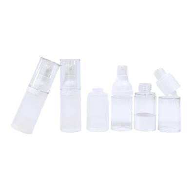 China Airless Bottle Transparent Airless Pump Bottles For Cosmetic Product for sale