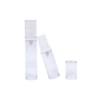 China Clear Airless Pump Bottle Lotion Skincare Packing for sale