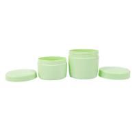 China Wholesale Empty PP Plastic Cream Containers, Multi-size Cosmetic Jars With Screw Lids For Skincare Product Packaging for sale