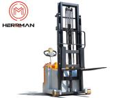 China Walkie Counterbalanced Type Electric Pallet Stacker Capacity 1000kg Lifting height 2500mm for sale