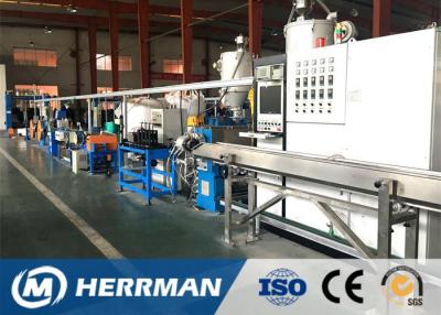 China High Performance Fiber Optic Cable Sheathing Line / Cable Coating Machine 100mpm for sale