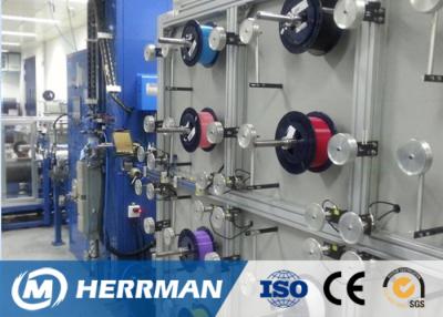 China 0.4～1N Pay - Off Tension RIBBON Fiber Optic Cable Production Line 7m Length for sale