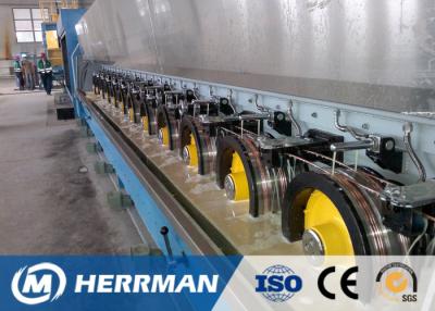 China High Performance Copper Wire Drawing Machine Half Immersion Type With Annealing for sale