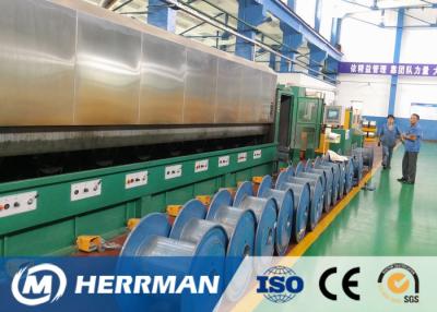 China Individual Motor Control Wire Drawing Line , Wire Processing Machine 360KVA for sale