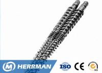 China 38CrMOALA Material Plastic Extruder Screw , Durable Parallel Twin Screw, cable machine for sale