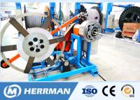China 1200rpm Interlock Cable Armouring Machine For Flat Submersible Oil Pump Cable for sale