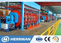 China Independent Drive Rigid Frame Strander Cable Equipment For Copper / Aluminum Conductor for sale