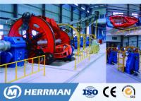 China Cable Core Lay Up Machine For Telephone Cable Round / Sector Shapes for sale