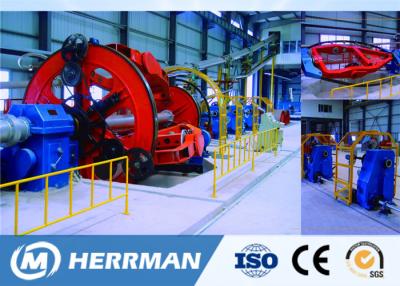 China Cable Core Lay Up Machine For Telephone Cable Round / Sector Shapes for sale