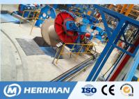 China Steel Wire Armouring Drum Twister Machine For Milliken Conductor Low Noise for sale
