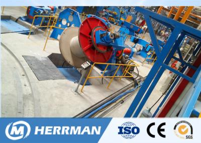 China Steel Wire Armouring Drum Twister Machine For Milliken Conductor Low Noise for sale