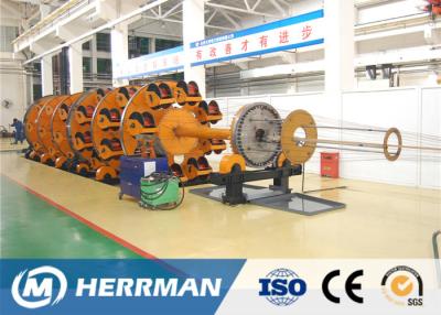 China Horizontal Transformer Wire Cable Production Line With Touch Panel Function Input / Display for sale