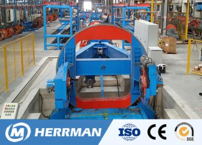 China 30~50r/Min Rotating Speed Wire Cable Making Machine , Drum Twister Machine for sale