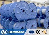 China Plate / Punching Steel Cable Reels , Industrial Steel Cable Spool High Strength for sale