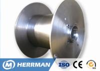 China Plate / Punching Steel Cable Reels , Industrial Steel Cable Spool High Strength for sale